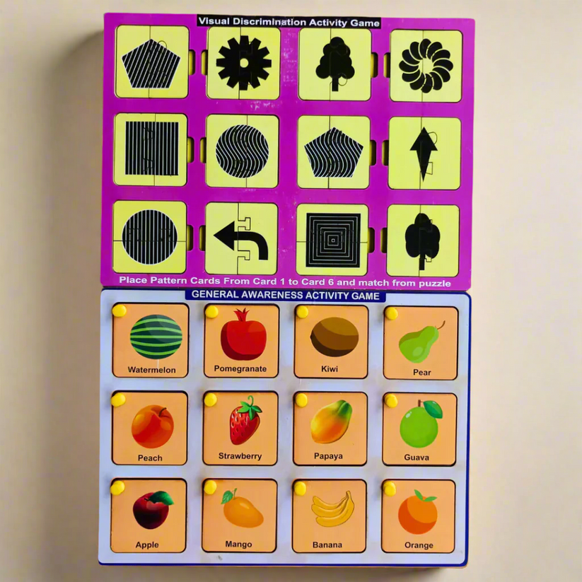 Visual discrimination & shape matching activity | Montessori puzzle ...